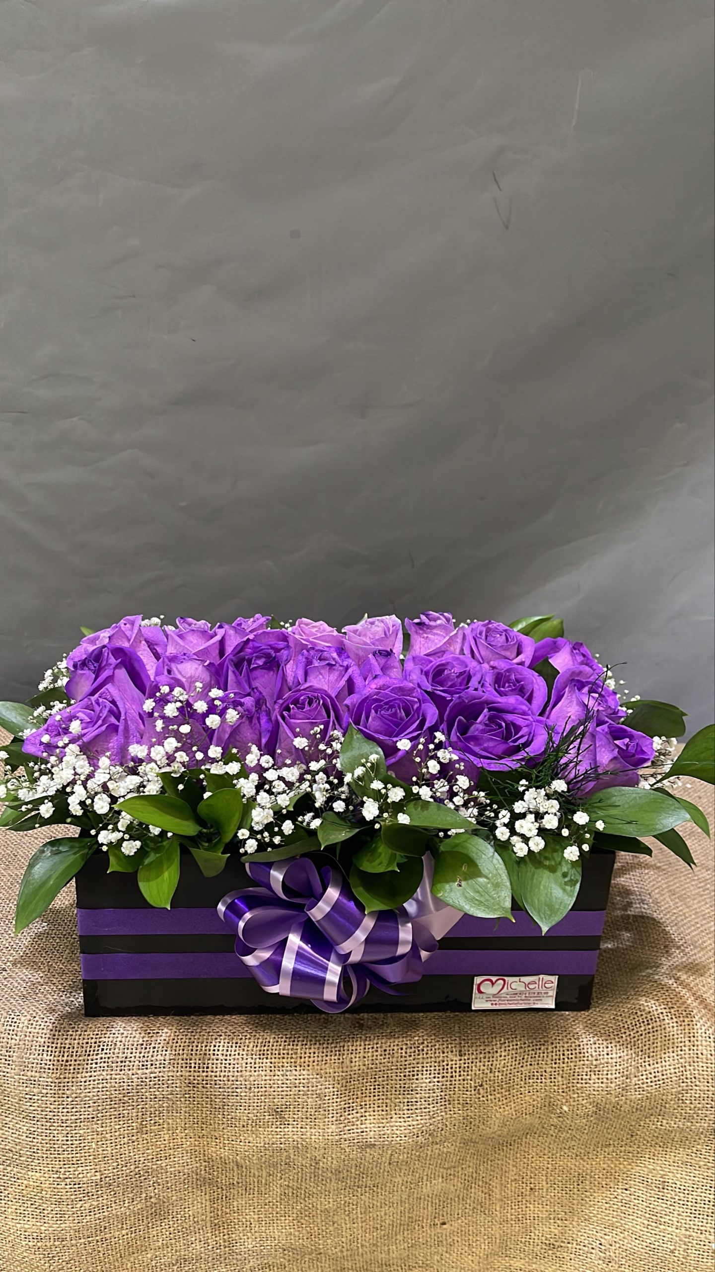 Caja De 24 Rosas Floresmichelle